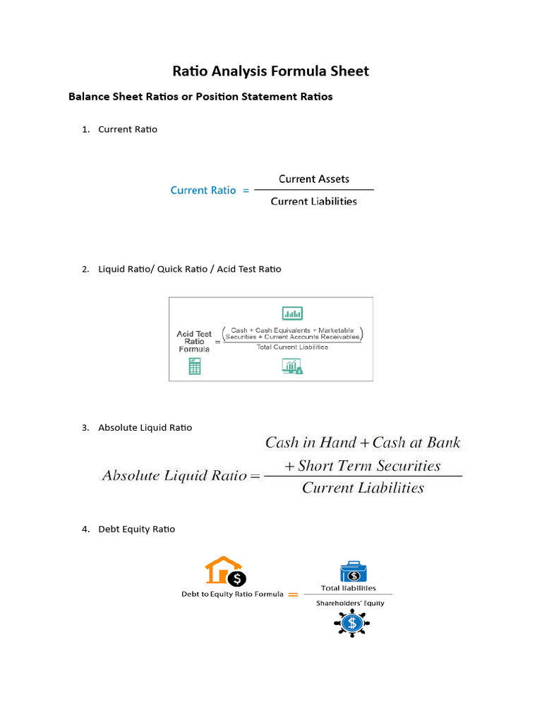 Comprehensive Ratio Analysis Guide | PDF