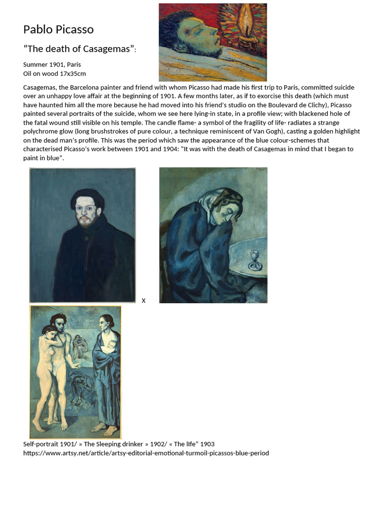 Pablo Picasso Monochrome - Copy | PDF