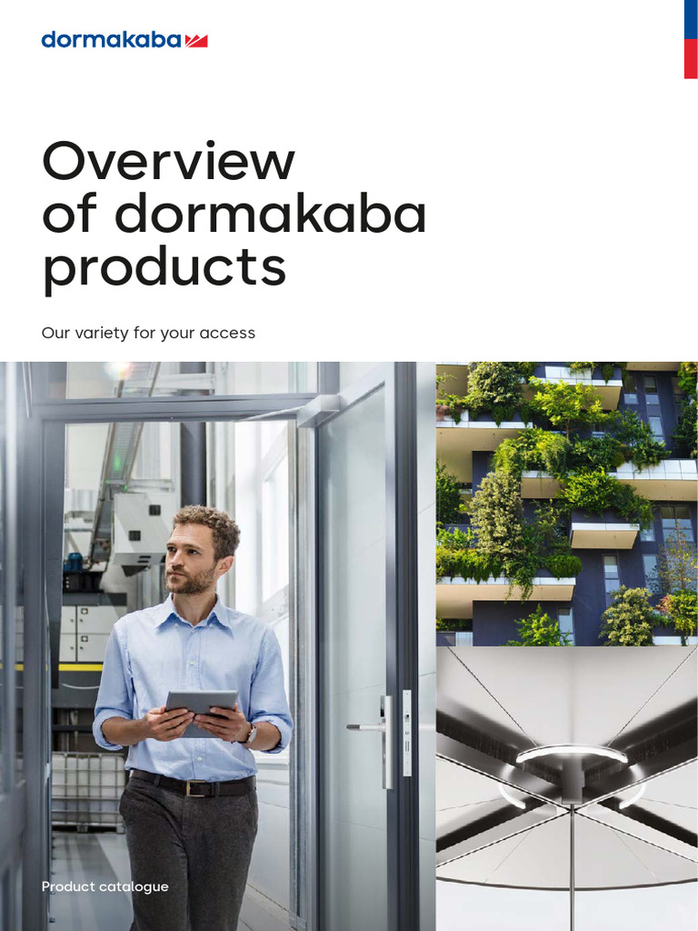 Dormakaba Produktkatalog en | PDF | Door | Access Control