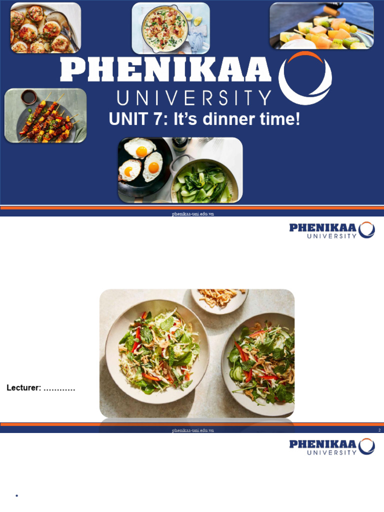 Đọc 5 - Unit 7 Chapter 1 | PDF | Foods | Cereals