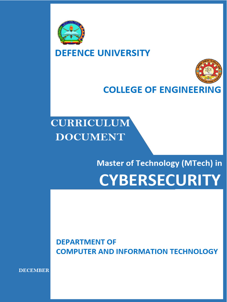Cybersecurity Curriculum - Final | PDF | Security | Computer Security
