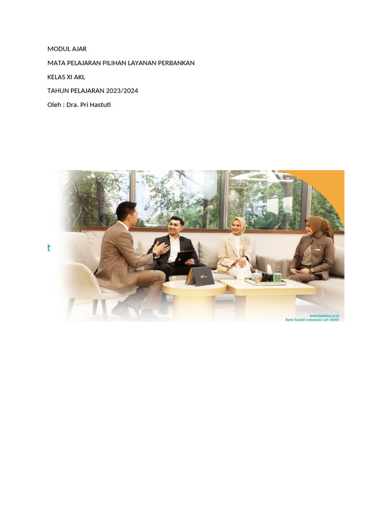 Modul Layanan Syariah | PDF