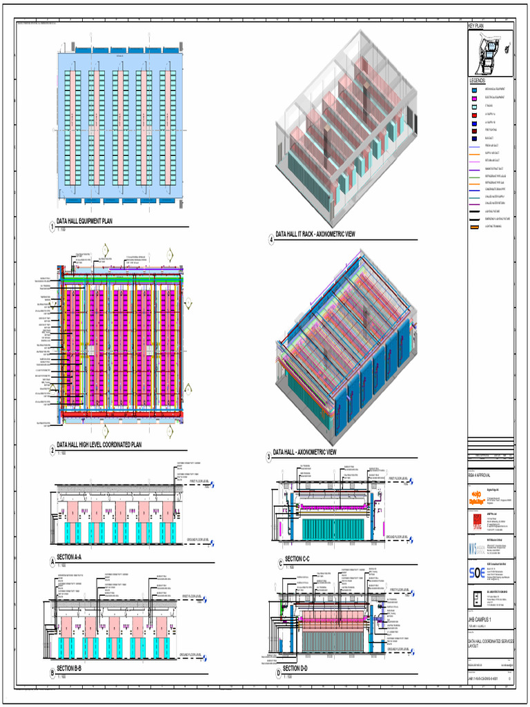 Data Hall Equipment Layout Plan | PDF | Equipment | Mechanical Engineering