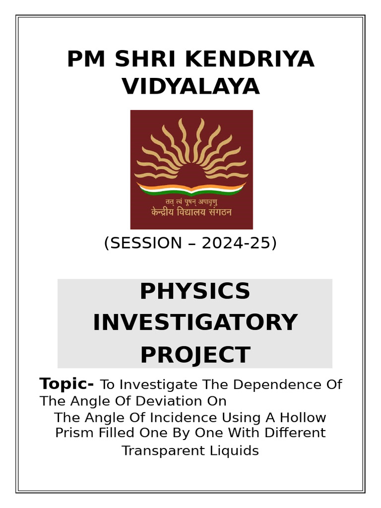 Physics Investrory - Final | PDF | Physical Phenomena | Electromagnetic Radiation