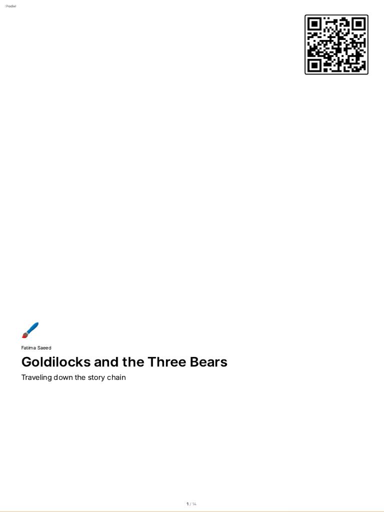 Goldilocks and The Three Bears | PDF | Goldilocks And The Three Bears