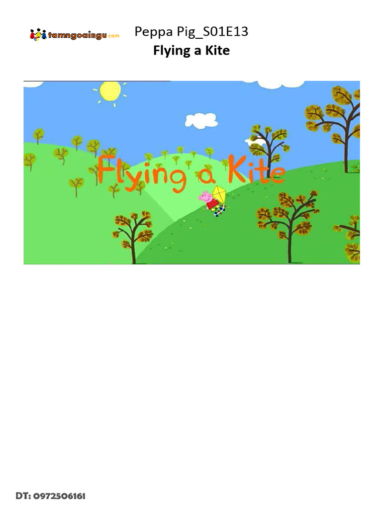 Peppa Pig: Flying a Kite Adventure | PDF
