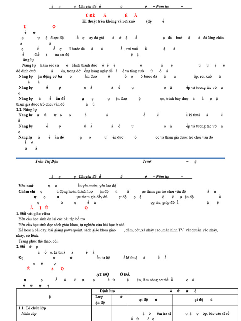 CHUYÊN ĐỀ GDTC9- NHẢY CAO NẰM NGHIÊNG | PDF