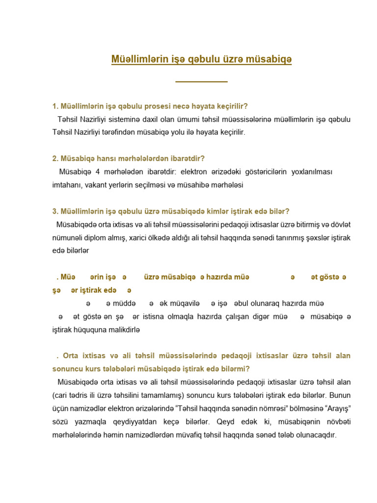 Sual Cavab Miq | PDF