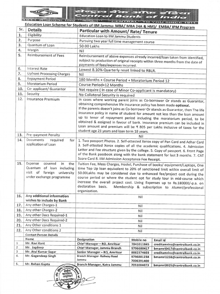 IIM-JAMMU_CBI | PDF | Financial Services | Money