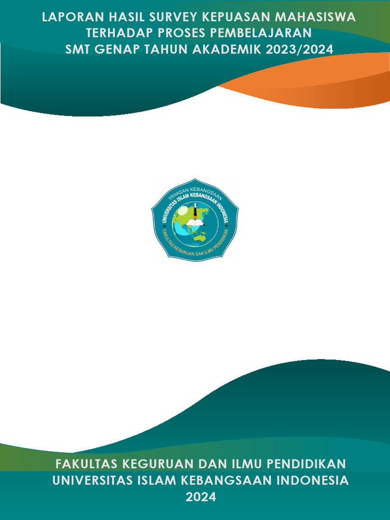 FKIP - Laporan - Survey - Kepuasaan - Mhs - THD - Proses - Pembelajaran - Dosen - Genap - 2024 ...