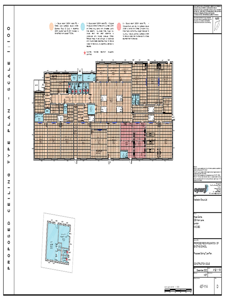 437 - 114d - Proposed Ceiling Type Plan | PDF | Drywall | Ceiling