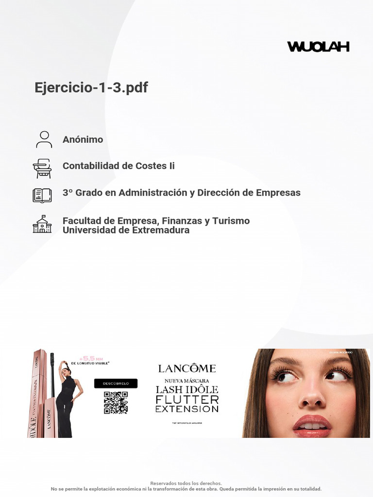 Wuolah Free Ejercicio 1 3 | PDF | Economias