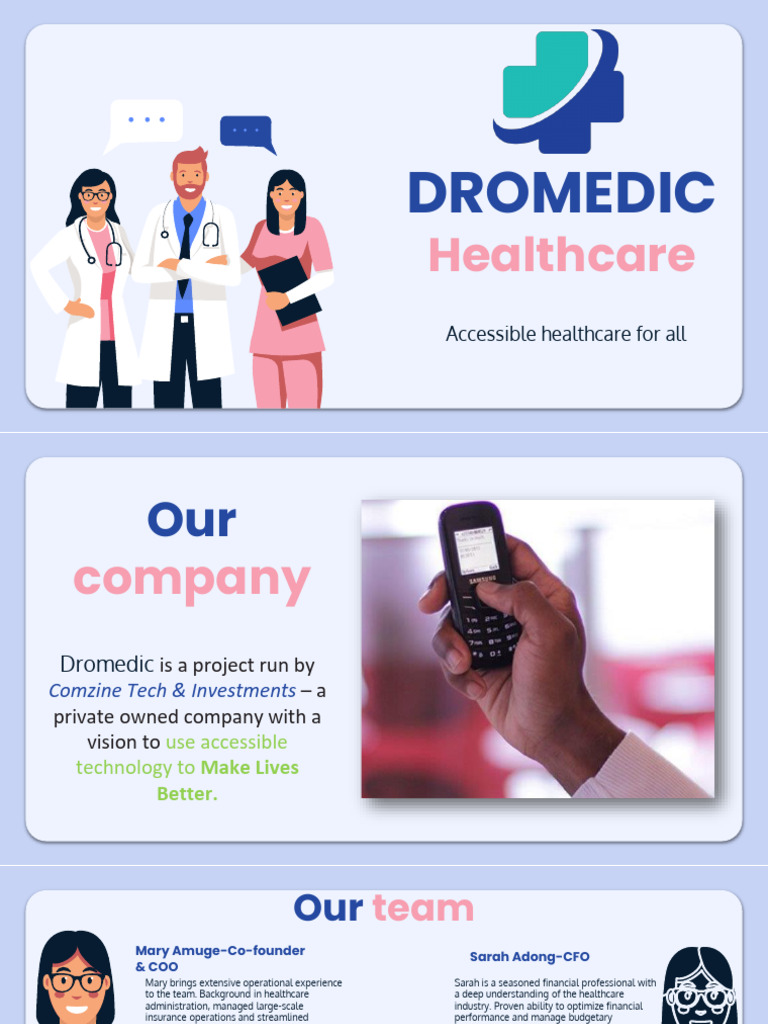 Dromedic Health Insurance Pitch Deck | PDF | Insurance | Economies