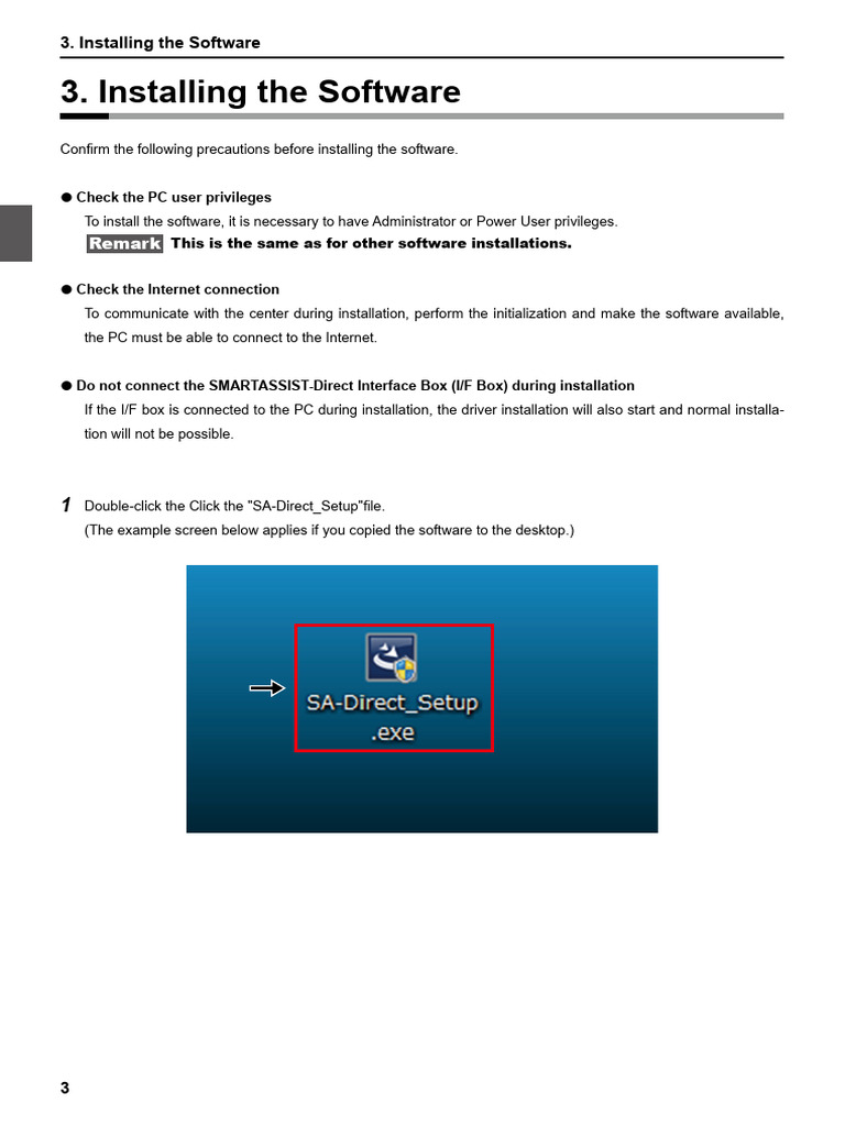 SMARTASSIST Direct Installation - Manual E 1 | PDF