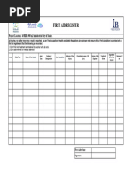 First Aid Register | PDF