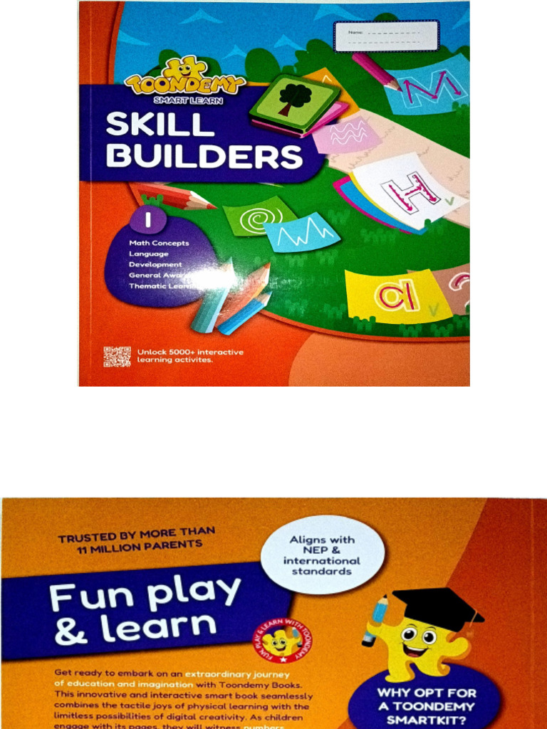Toondemy Smart Learn Skill Builders | PDF
