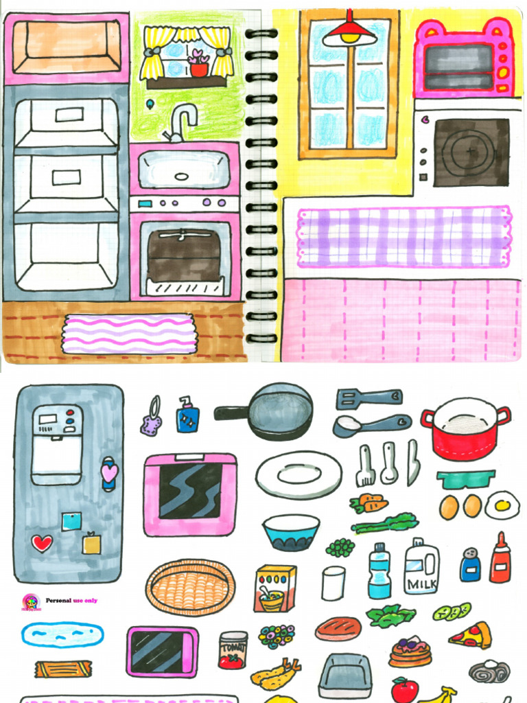 Gacha Kitchen Diy Printables - PPW | PDF