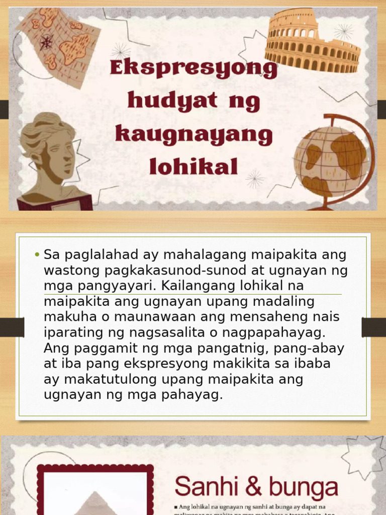 Ekspresyon Hudyat Lohikal Gr.8 | PDF