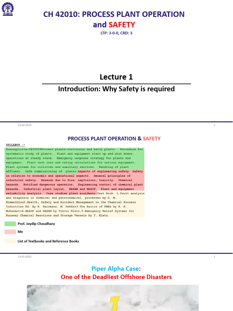Process Plant Safety | PDF | Risk | Nuclear Reactor