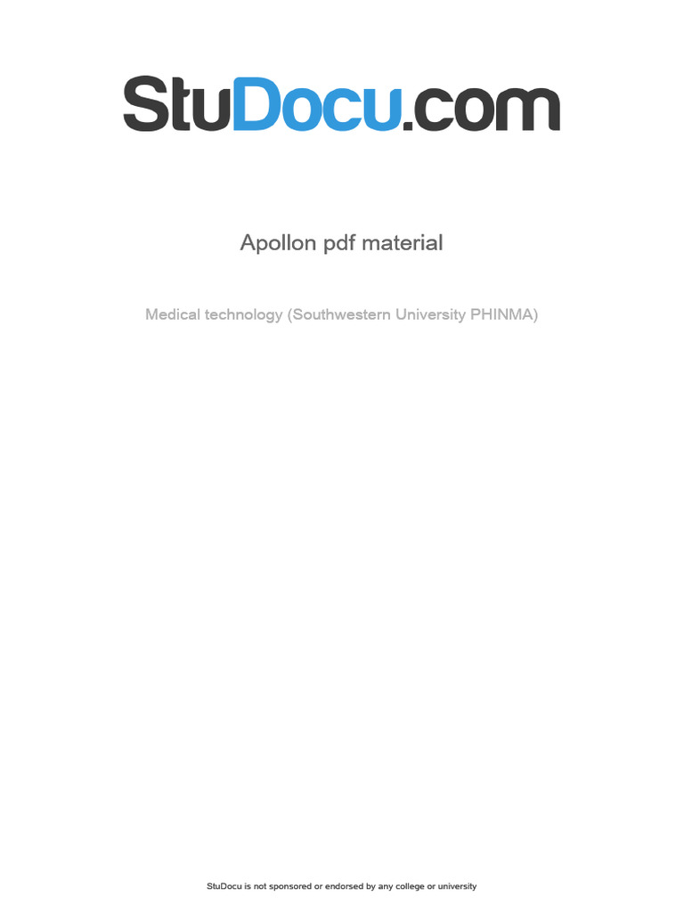 Apollon PDF Material | PDF