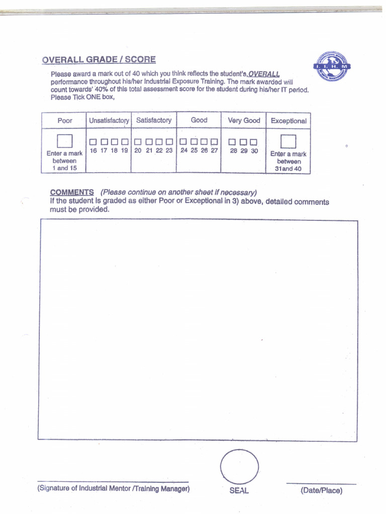 Assessment Form2 | PDF