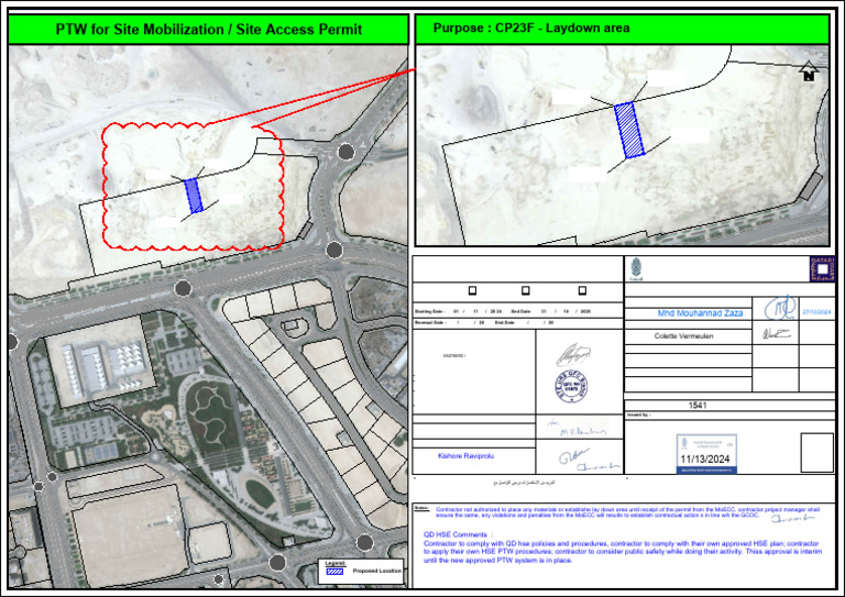 Mobilization Permit for Site Access | PDF
