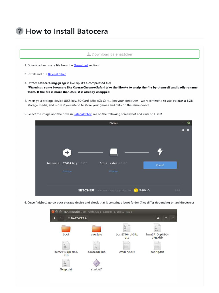How To Install Batocera | PDF