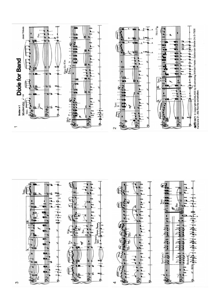 Dixie for band score | PDF
