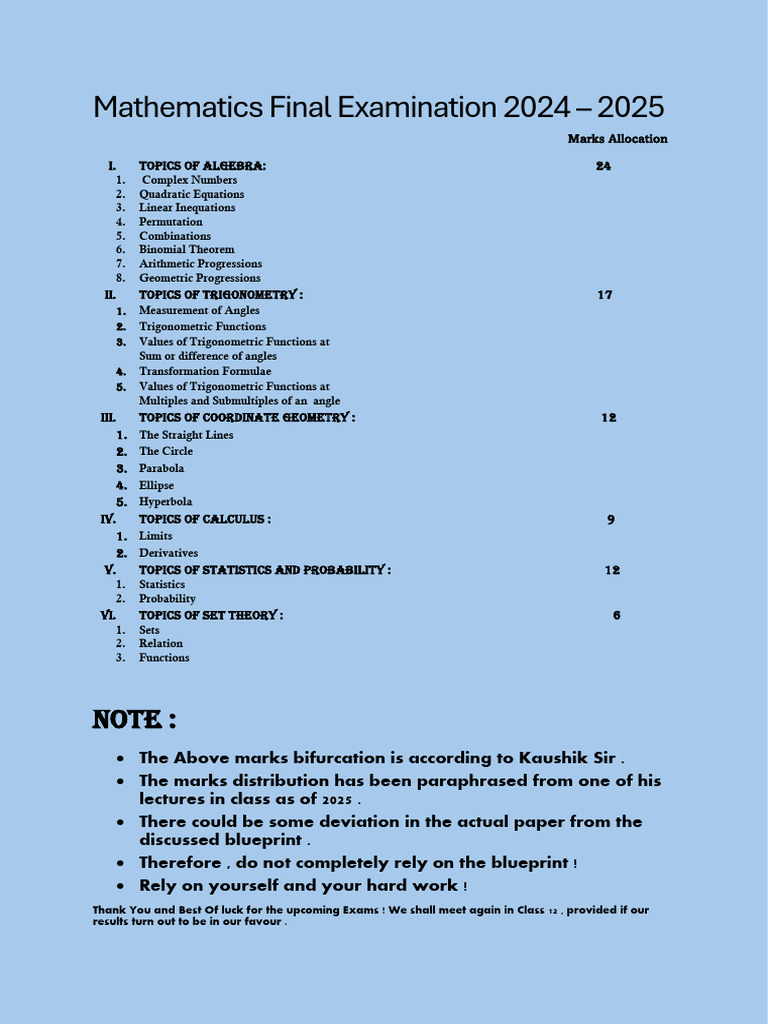 Mathematics Final Examination 202 | PDF