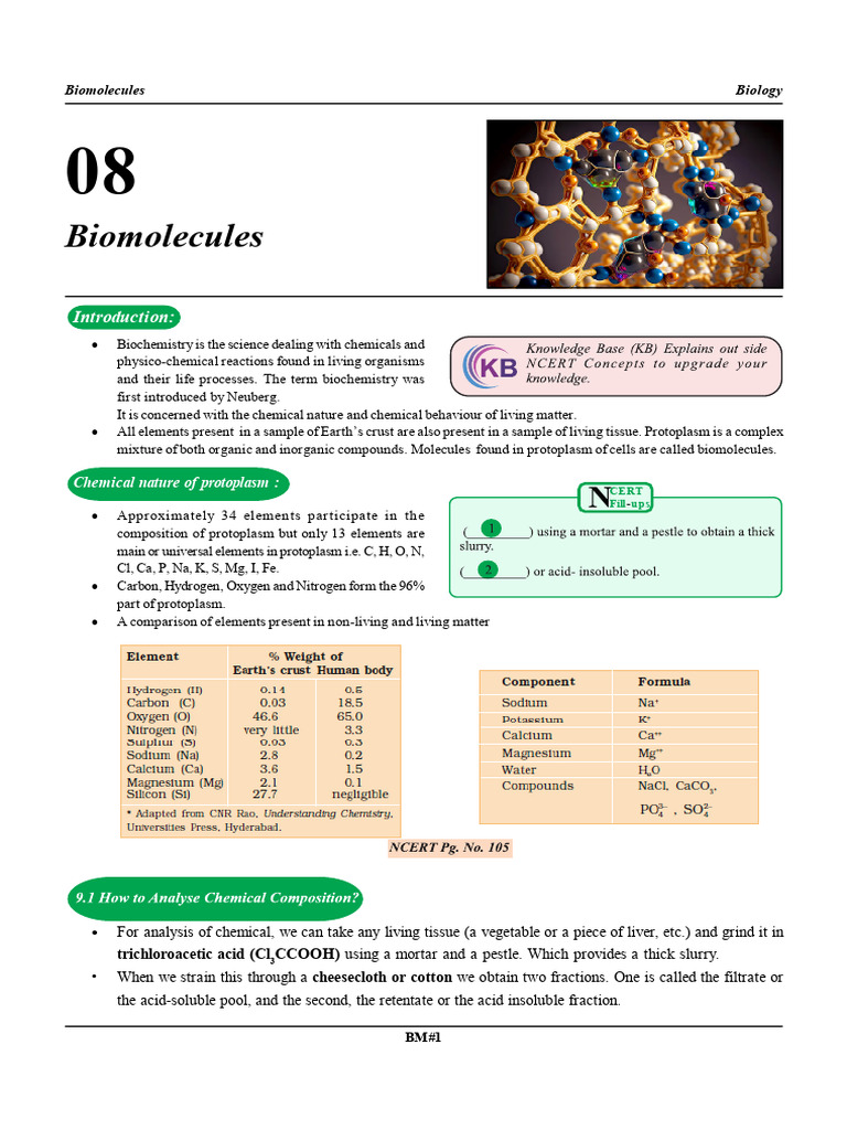 1. Biomolecules_2025_ | PDF | Cofactor (Biochemistry) | Enzyme