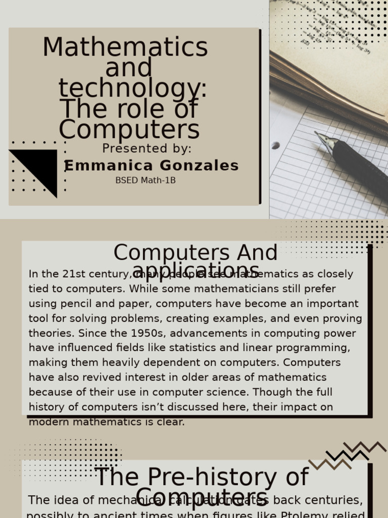The Impact of Computers on Mathematics | PDF | Conjecture | Mathematics
