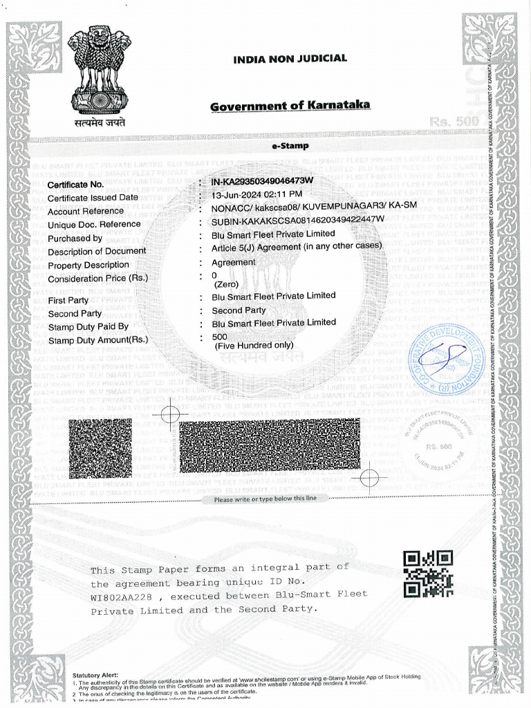 Blu Smart | PDF | Indemnity | License