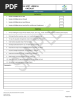 Safety Harness Inspection Guide | PDF