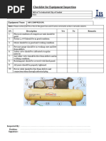 Checklist Compressor | PDF