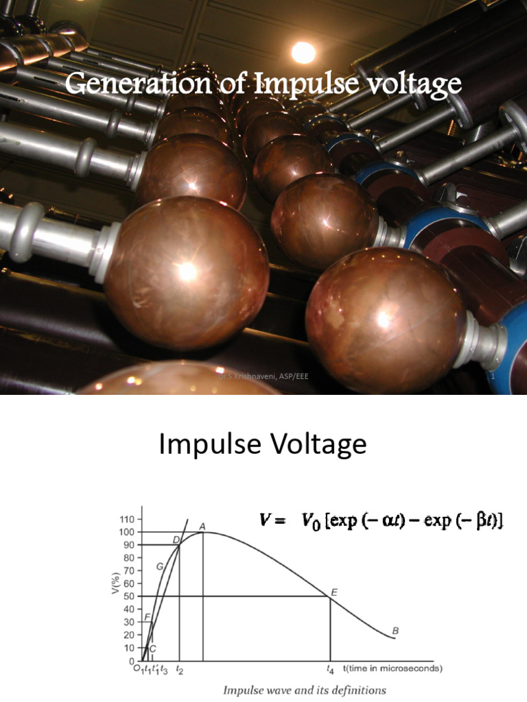 2020 U3LE3 Impulse Voltage Generation - New | PDF | Capacitor | Resistor