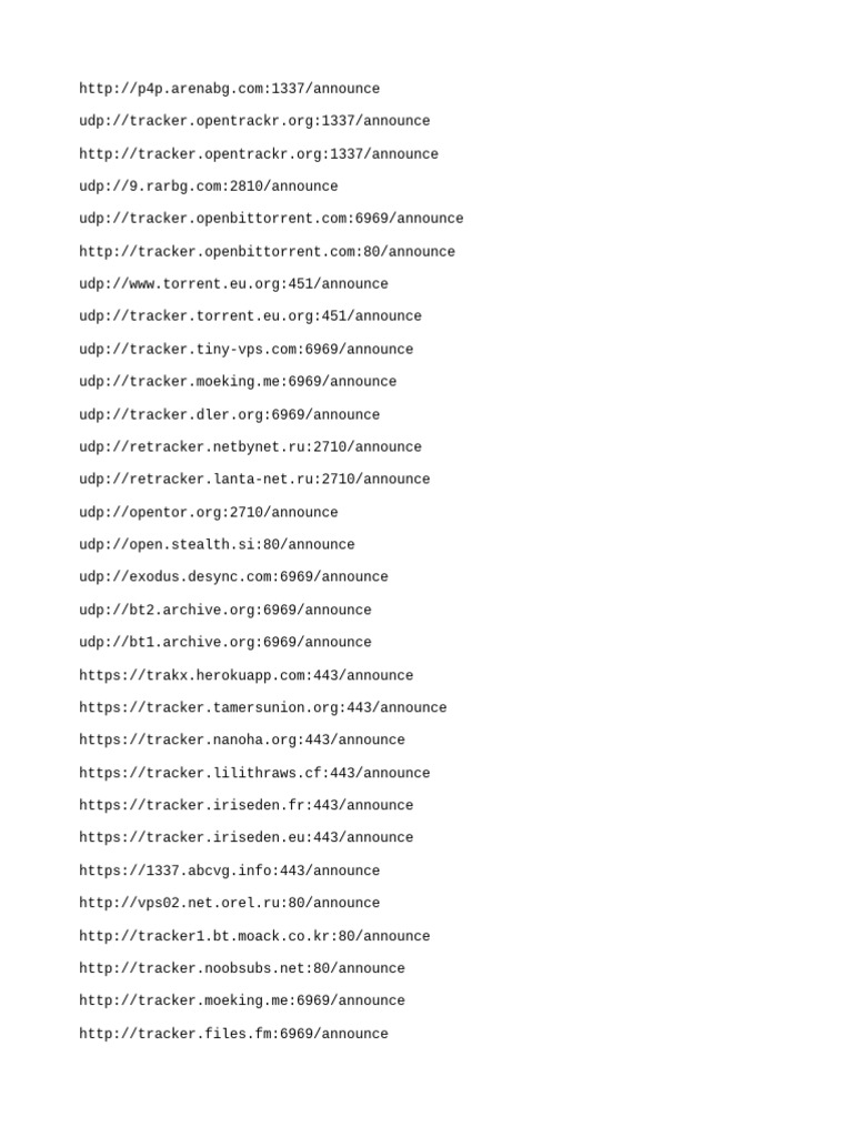 Trackers All | PDF