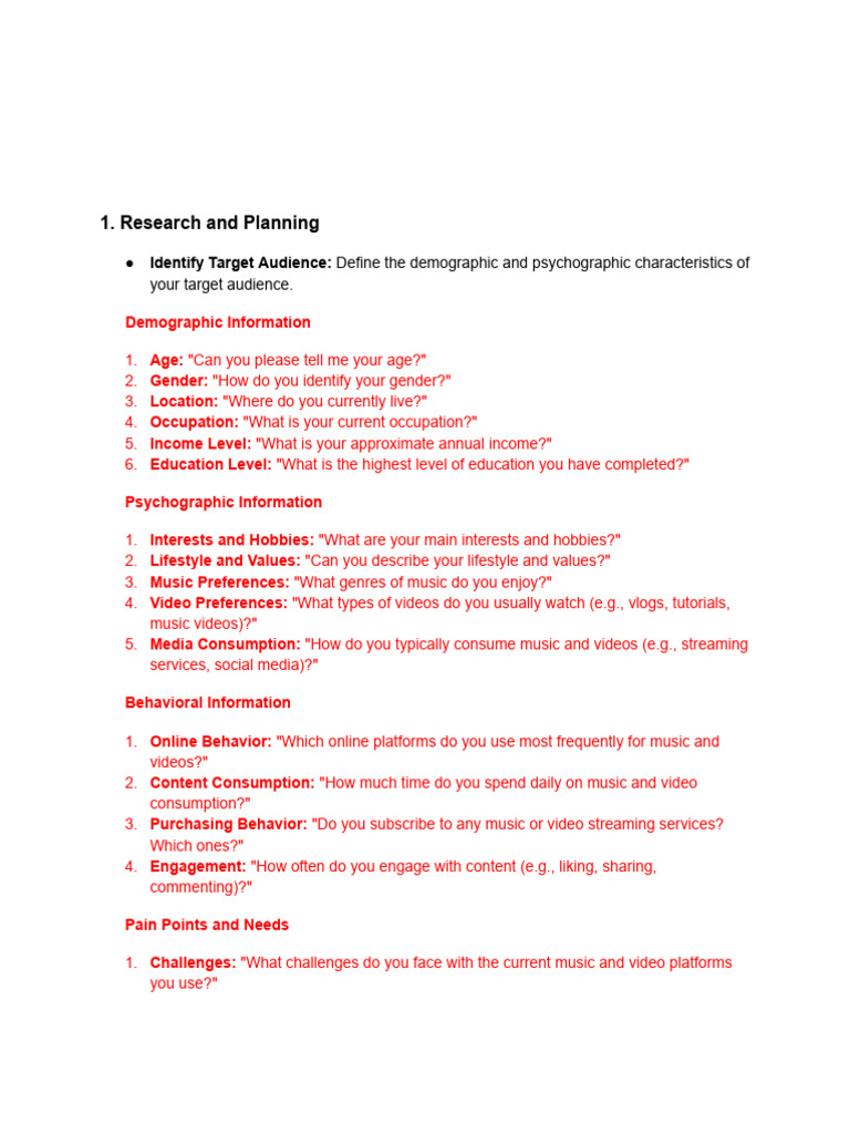 Music Promotion Research and Planning | PDF | Social Media | Popular ...