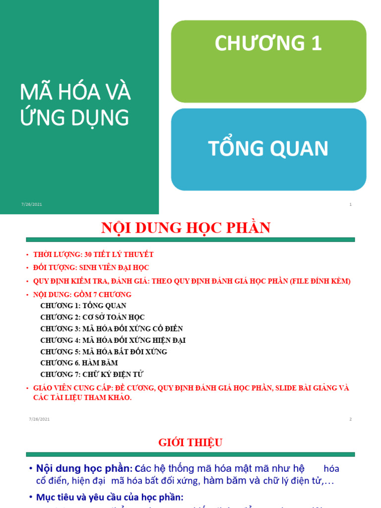 Chương 1 - T NG Quan | PDF