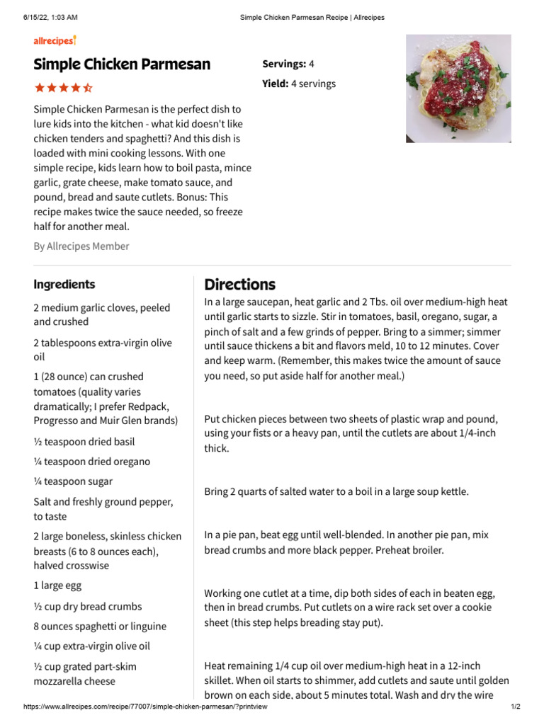 Culinary Competition Manual | PDF | Pasta | Garlic