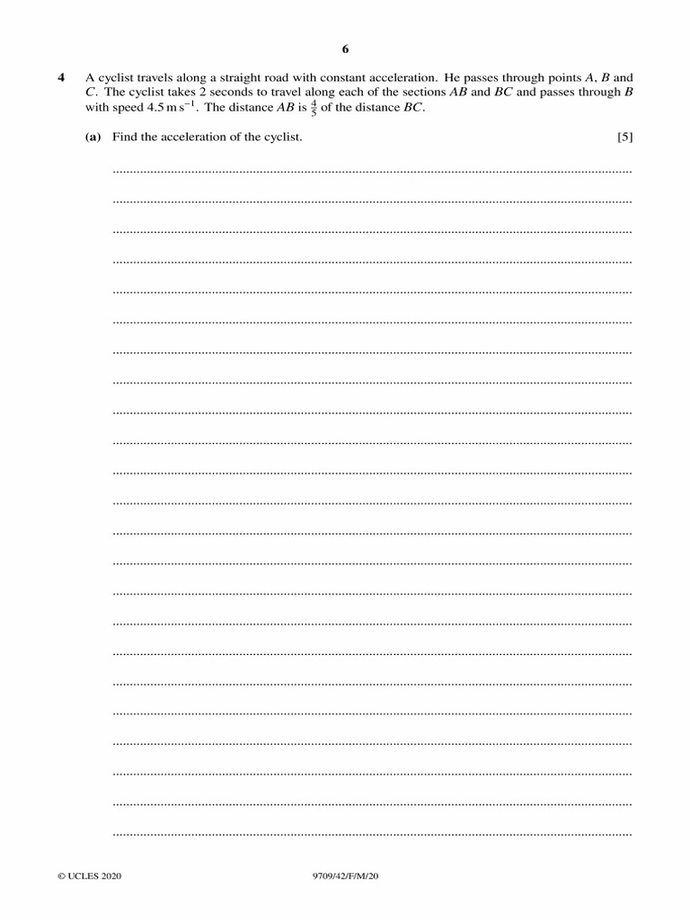 Horizontal Motion Suvat Question Pdf