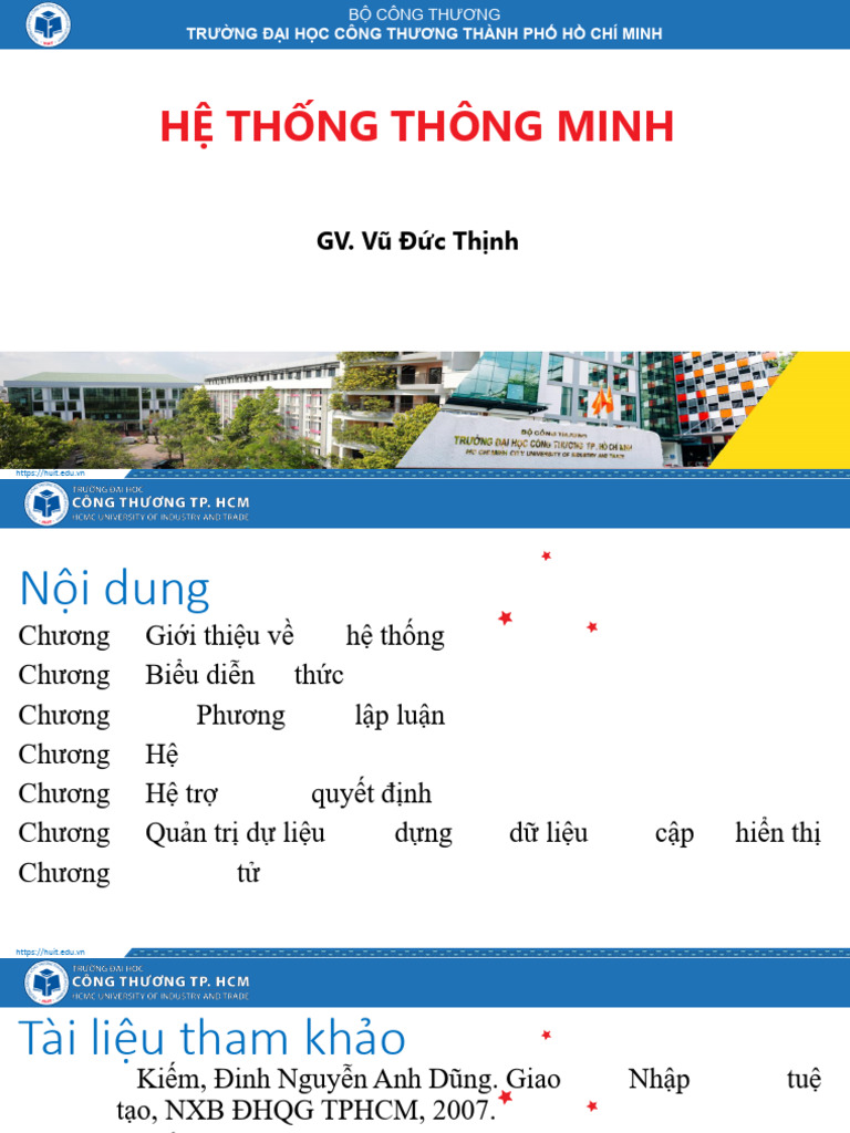 Chuong1. Gioi Thieu Ve Cac He Thong Thong Minh | PDF