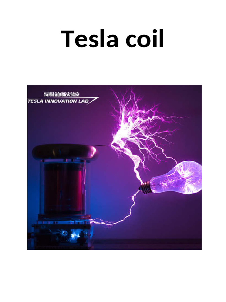 tesla coil final | PDF | Inductor | Electromagnetic Induction