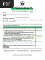 (Appendix C-11) COT-RPMS Inter-Observer Agreement Form For T I-III For ...