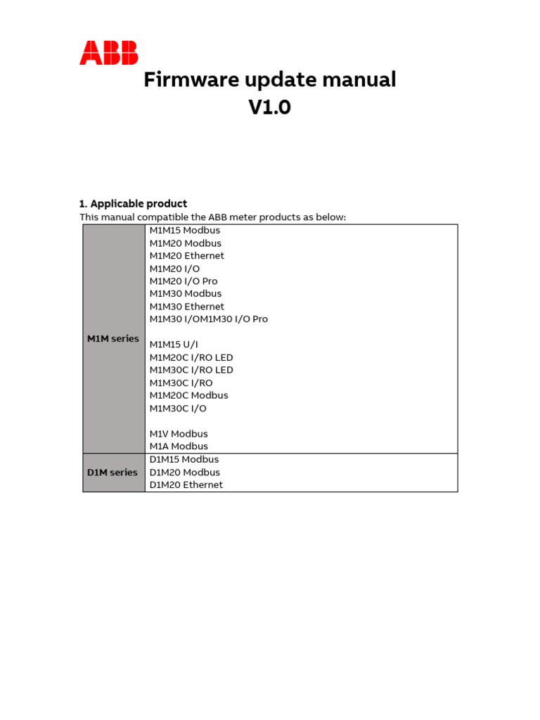 Power Meter Firmware Update Manual V1.0 | PDF