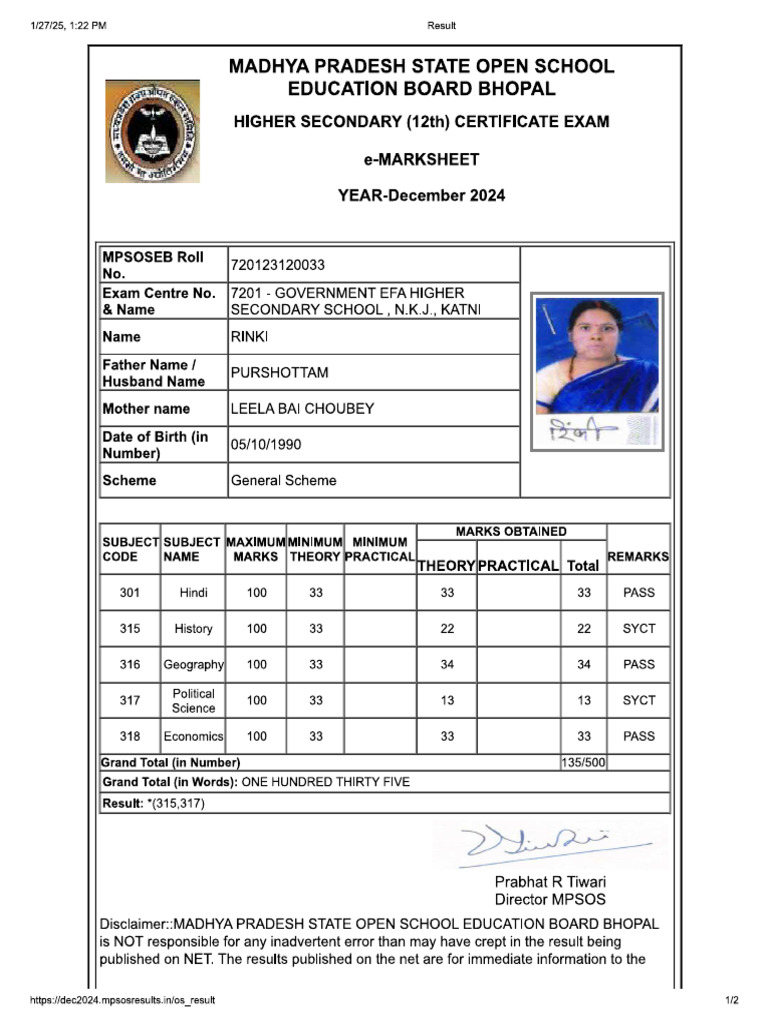 12th Rinki Pandey | PDF