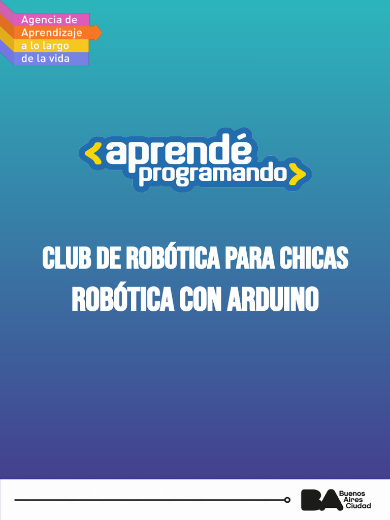 Club de Robotica para Chicas Plan de Estudio Aprende Programando | PDF ...