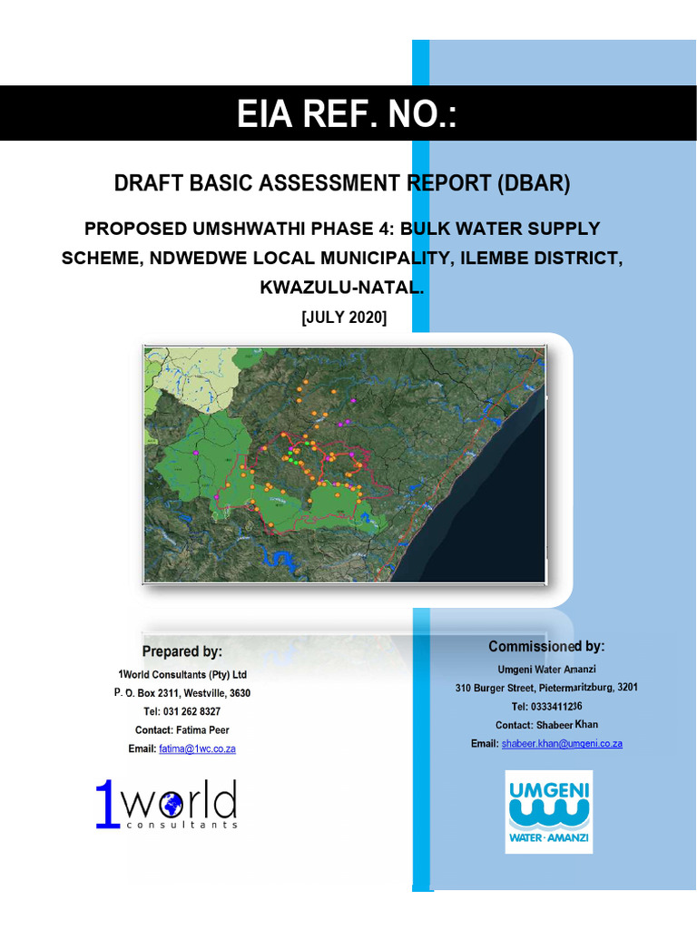 01 Draft BAR | PDF | Environmental Impact Assessment | Risk