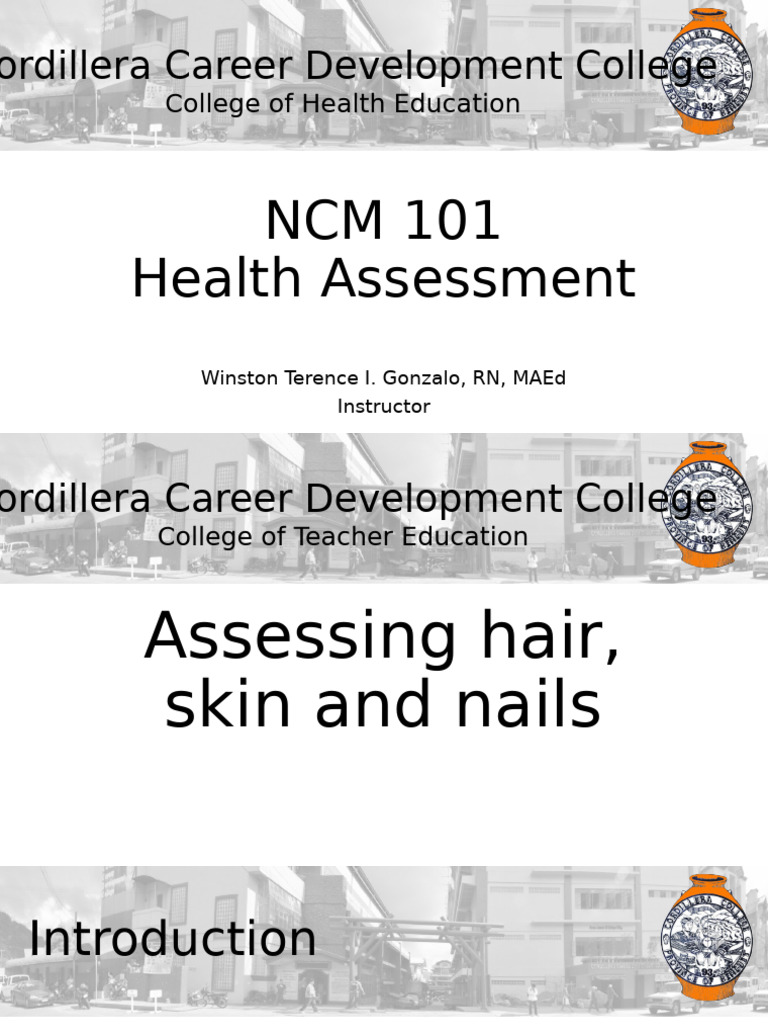 NCM-101-hair-skin-nails (1) | PDF | Nail (Anatomy) | Hair