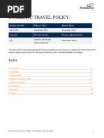 Travel Policy 2025 | PDF | Expense