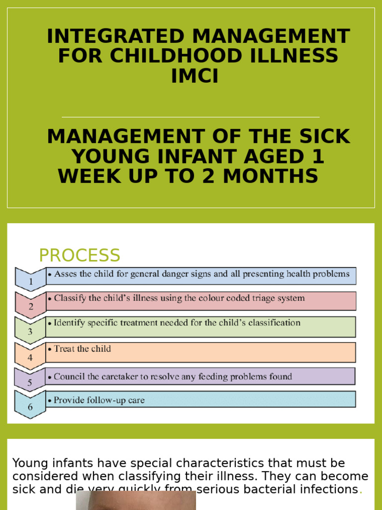 IMCI Guide: Managing Sick Infants | PDF | Breastfeeding | Diarrhea
